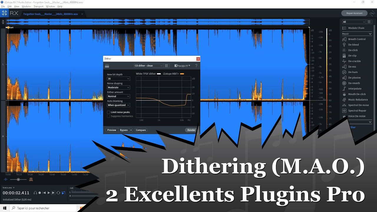 DITHERING (M.A.O.) - 2 EXCELLENTS PLUGINS PRO POUR LE RÉUSSIR ...