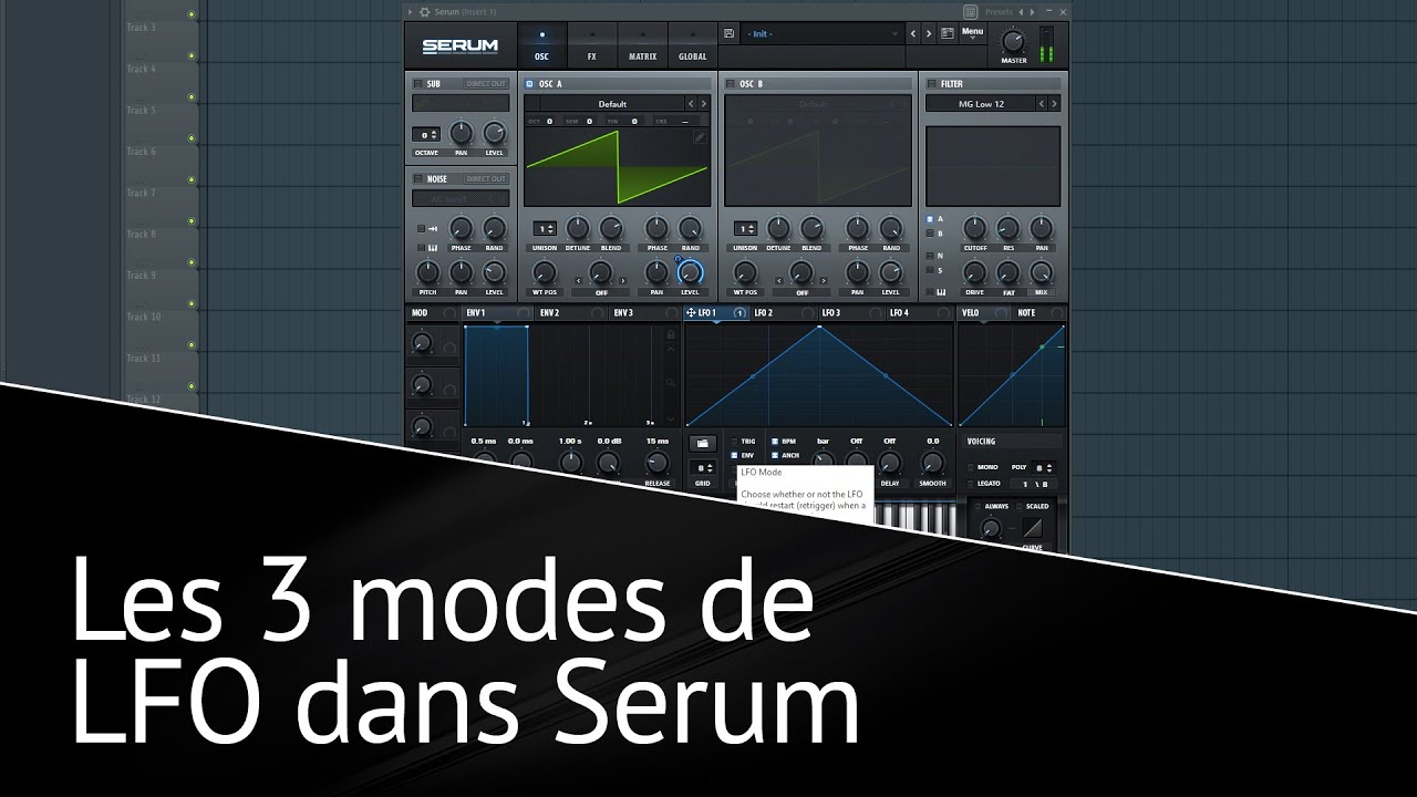 Les 3 modes de LFO dans Serum