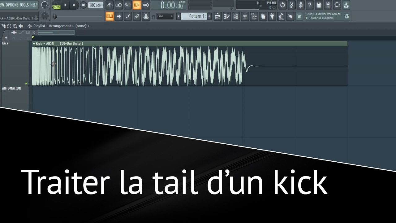 Tutoriel sound design : traiter la tail d'un kick